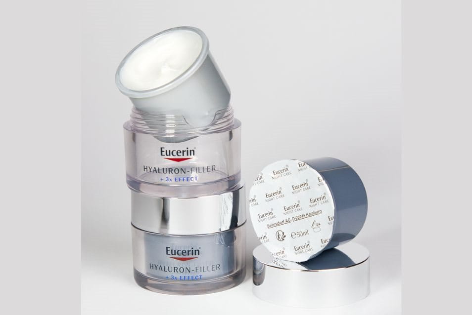 Nyhet! Hyaluron-Filler Day & Night Refill | Sparar 90% plast | Eucerin